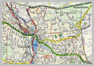 Lewisham London Borough Map– I Love Maps