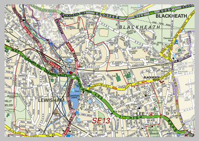 Lewisham London Borough Map– I Love Maps