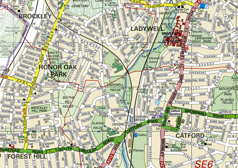 Lewisham London Borough Map | I Love Maps