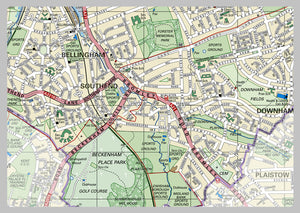 Lewisham London Borough Map– I Love Maps