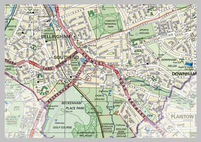 Lewisham London Borough Map– I Love Maps