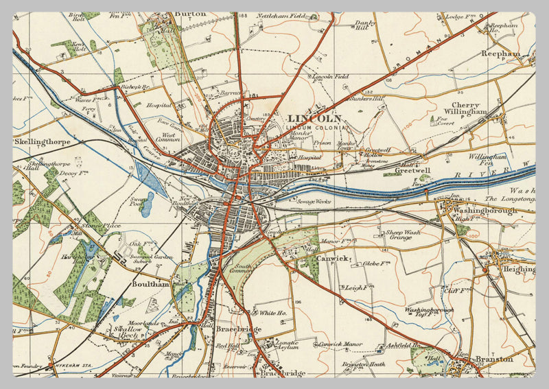1920 Collection - Lincoln Ordnance Survey Map– I Love Maps