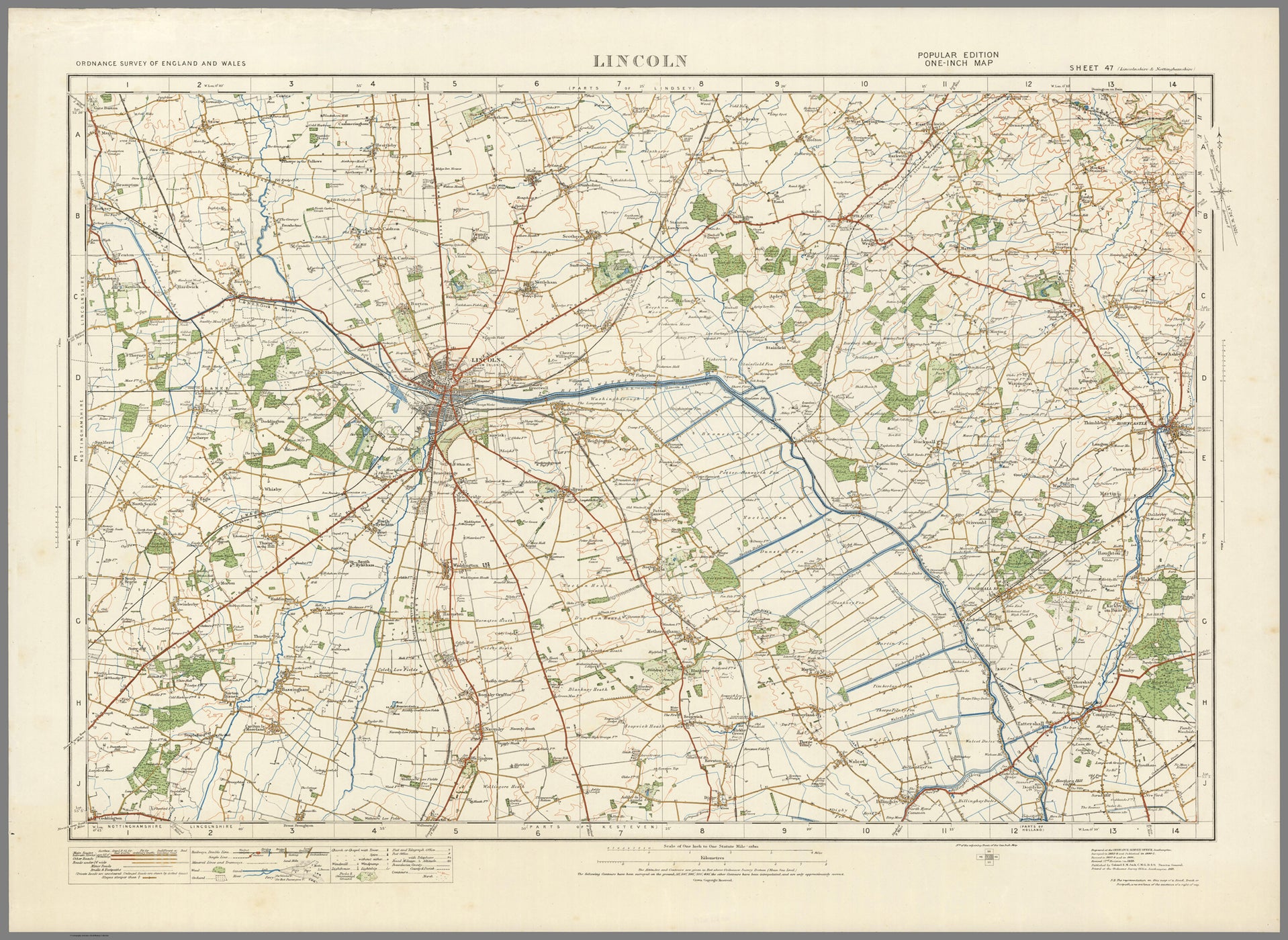 1920 Collection - Lincoln Ordnance Survey Map– I Love Maps