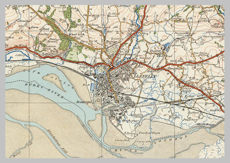 1920 Collection - Llanelly Ordnance Survey Map– I Love Maps