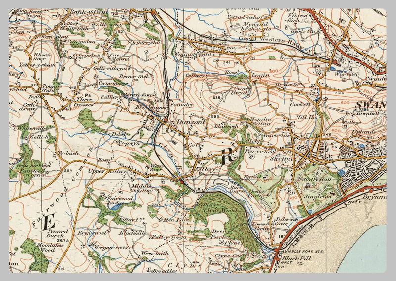 1920 Collection - Llanelly Ordnance Survey Map | I Love Maps