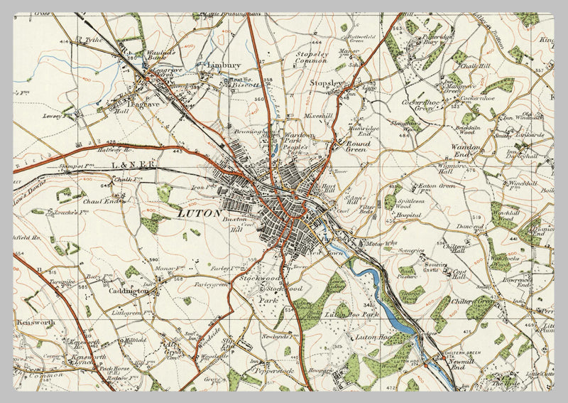 1920 Collection - Luton Ordnance Survey Map– I Love Maps