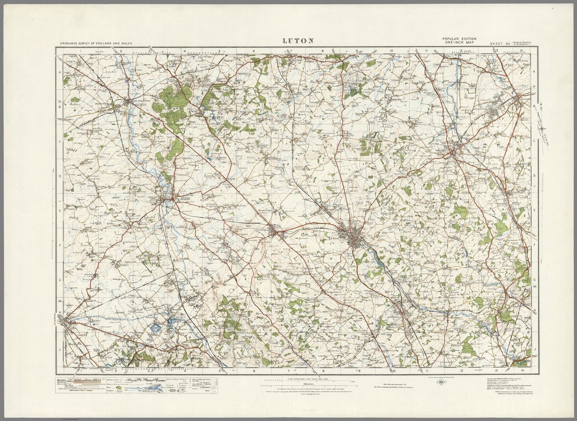 1920 Collection - Luton Ordnance Survey Map– I Love Maps