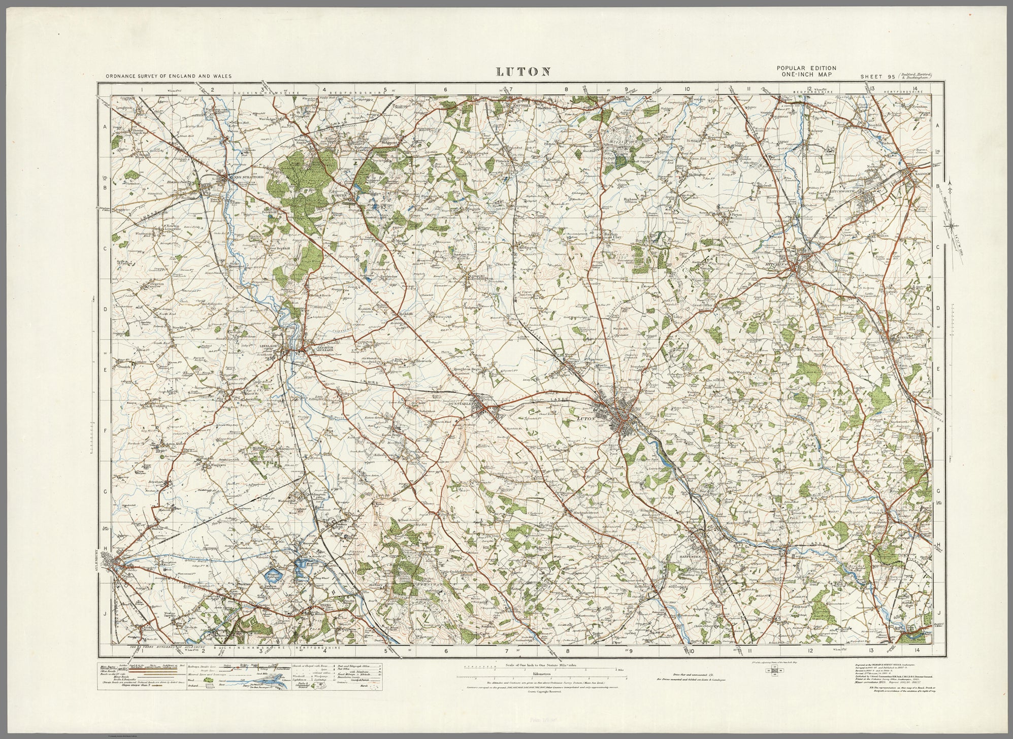 1920 Collection - Luton Ordnance Survey Map– I Love Maps