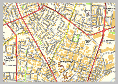 Manchester Street Map– I Love Maps