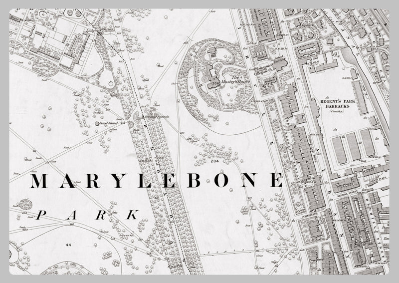 London 1872 Ordnance Survey Map - Sheet XXV - Marylebone– I Love Maps