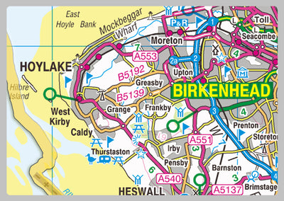Merseyside County Map– I Love Maps