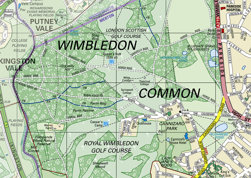 Merton London Borough Map– I Love Maps