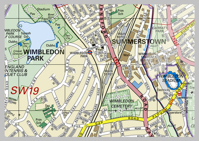 Merton London Borough Map– I Love Maps