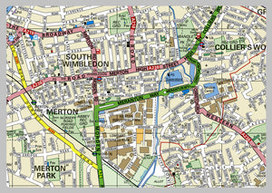 Merton London Borough Map– I Love Maps