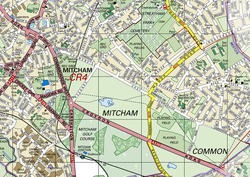 Merton London Borough Map– I Love Maps