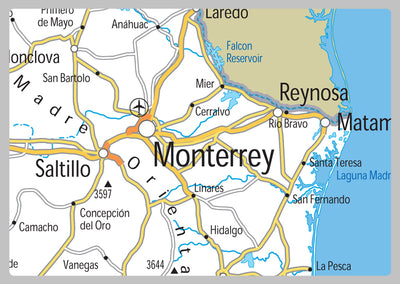 Mexico Road Map– I Love Maps