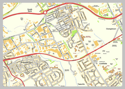 Middlesbrough Street Map– I Love Maps