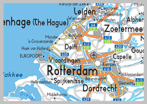 Netherlands Road Map– I Love Maps