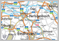 Netherlands Road Map– I Love Maps