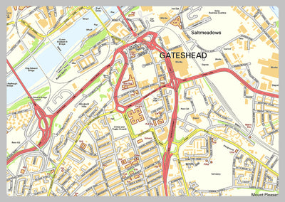 Newcastle Street Map– I Love Maps