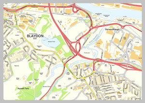 Newcastle Street Map– I Love Maps