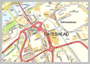 Newcastle City Centre Street Map– I Love Maps