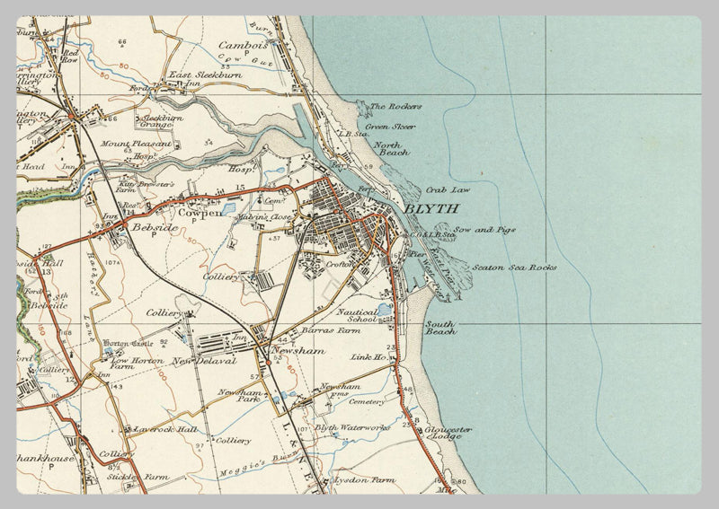 1920 Collection - Newcastle upon Tyne Ordnance Survey Map | I Love Maps