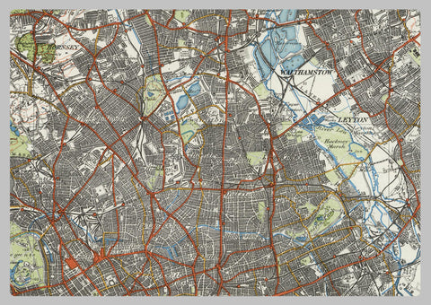 1920 Collection - North East London & Epping Forest Ordnance Survey Ma ...