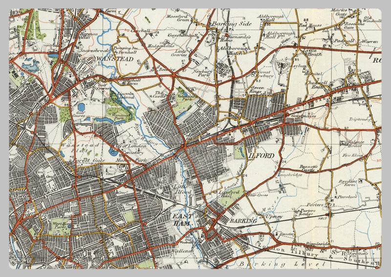 1920 Collection - North East London & Epping Forest Ordnance Survey Ma ...