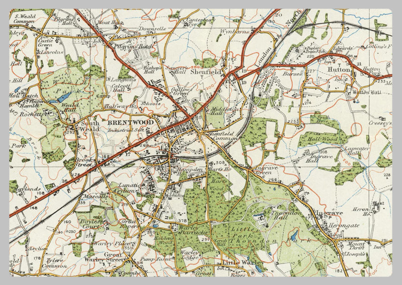 1920 Collection - North East London & Epping Forest Ordnance Survey Ma ...