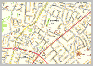 Norwich Street Map– I Love Maps