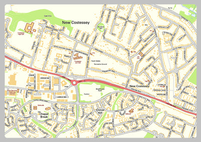 Norwich Street Map– I Love Maps