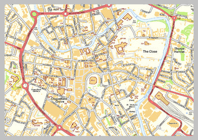 Norwich Street Map– I Love Maps