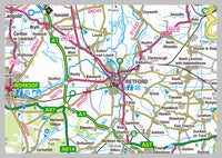 Nottinghamshire County Map– I Love Maps