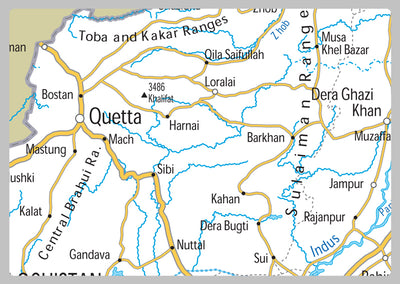 Pakistan Road Map– I Love Maps