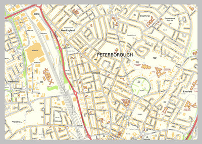 Peterborough Street Map– I Love Maps