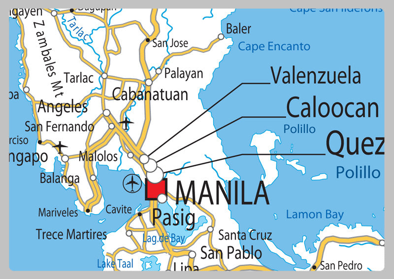 Philippines Road Map– I Love Maps