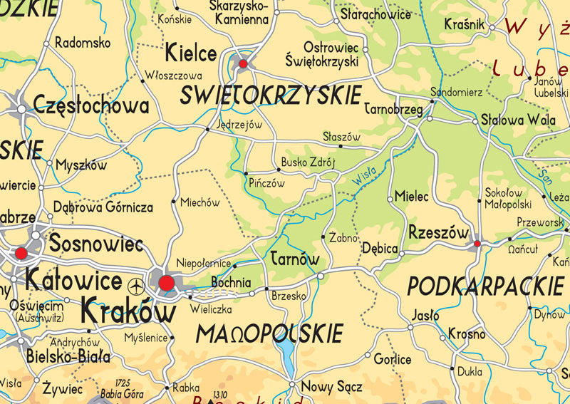 Illustrated Map of Poland | I Love Maps