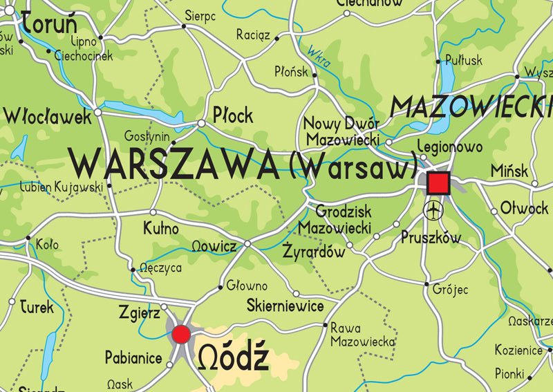 Illustrated Map of Poland | I Love Maps