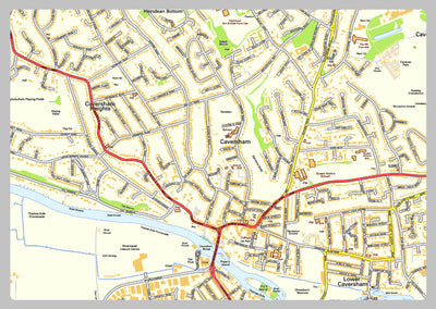 Reading Street Map– I Love Maps