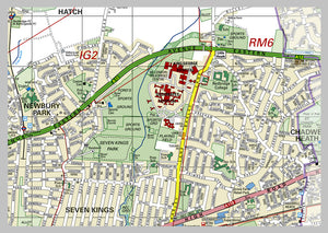 Redbridge London Borough Map– I Love Maps