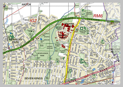 Redbridge London Borough Map– I Love Maps