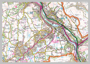 Rhondda Cynon Taf County Map– I Love Maps