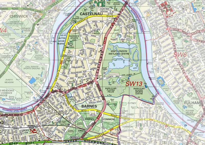 Richmond upon Thames London Borough Map | I Love Maps