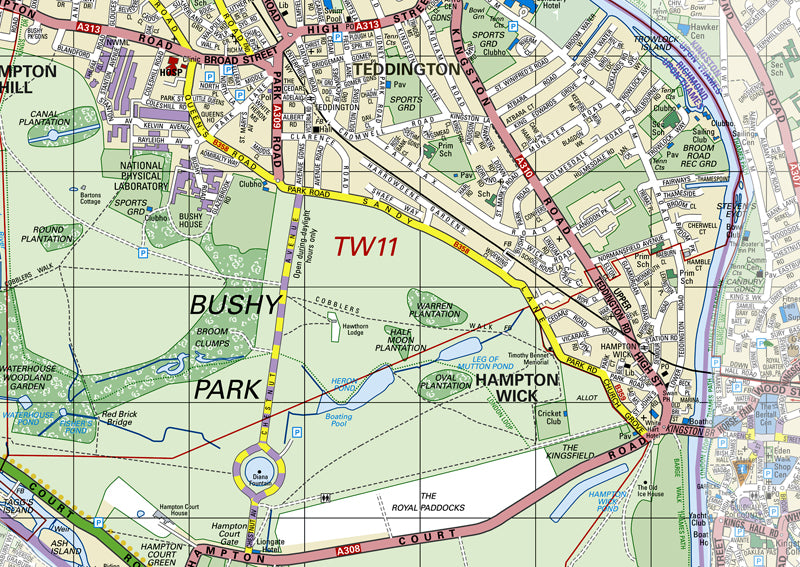 Richmond upon Thames London Borough Map | I Love Maps