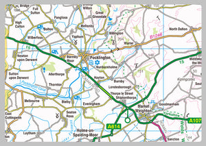 East Riding Of Yorkshire County Map– I Love Maps