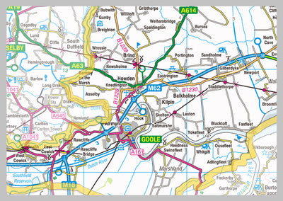 East Riding Of Yorkshire County Map– I Love Maps