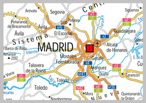 Spain Road Map– I Love Maps