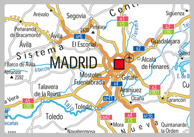 Spain Road Map– I Love Maps