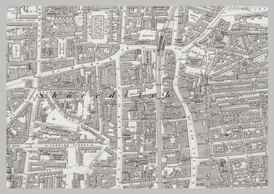 London 1872 Ordnance Survey Map - Sheet XXVII - Shoreditch– I Love Maps